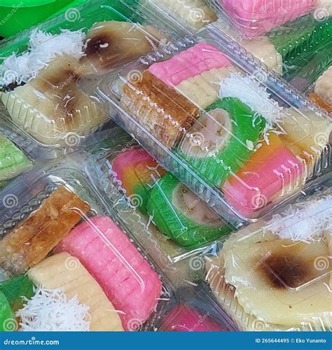 Traditional Snack Made From Processed Cassava Stock Image Image Of