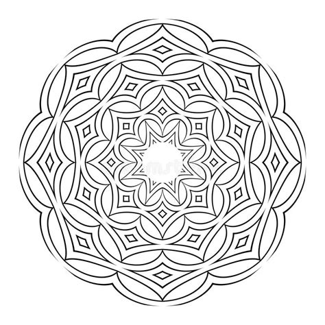 Mandala Radial Circular Geometric Pattern Stock Vector Illustration Of Space Element 323778693