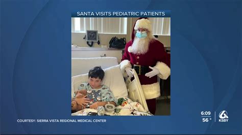 Santa Visits Pediatric Patients At Sierra Vista Regional Medical Center