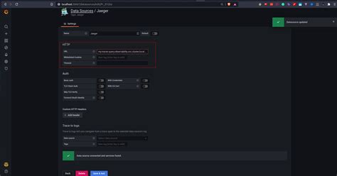 How To Configure Jaeger Data Source On Grafana And Debug Network Issues