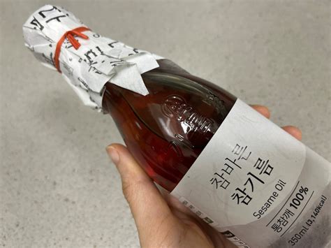 참기름은 그냥 보관하지 마세요 이렇게 하면 다 먹을 때까지 신선합니다 텐바디
