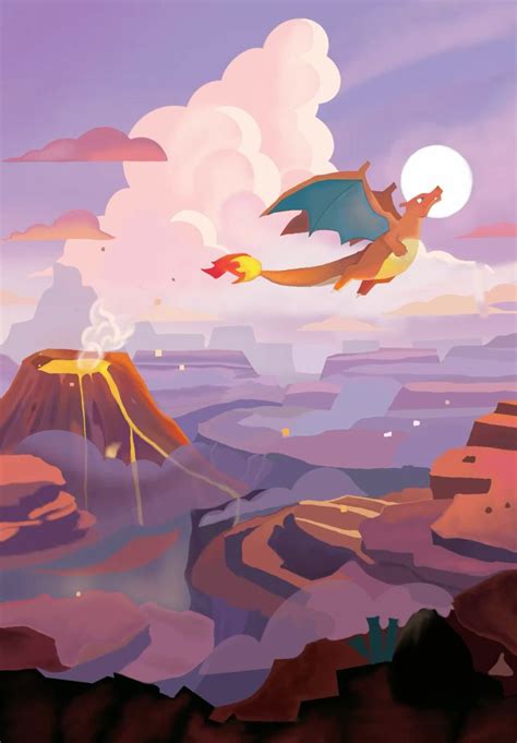 Charizard 151 Digital Art Pokemon Backgrounds Cool Pokemon