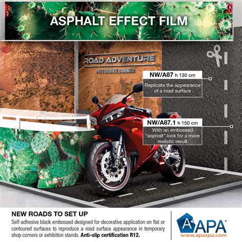 Apa Asphalt Effect Film Made In Italy