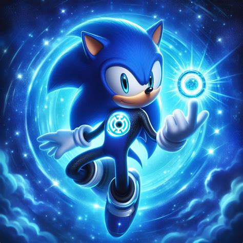 Blue Lantern Sonic The Hedgehog By Strombo1inator On Deviantart