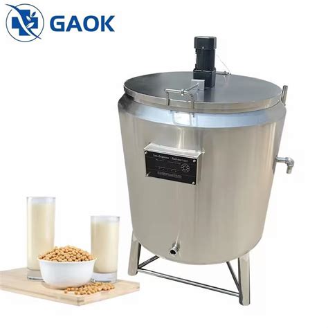 Soymilk Pasteurizer Small Milk Pasteurization Machine For Egg Ice Cream