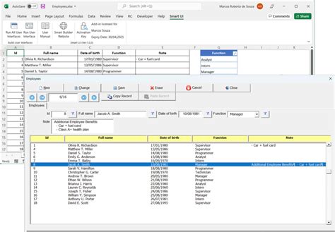 Running A Single Data Entry Form Worksheet And Add In Manuals 1