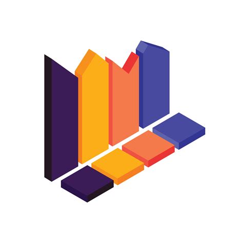 Vector Isometric Chart Isometric 3d Vector Charts Isometric Infographic For Your Business