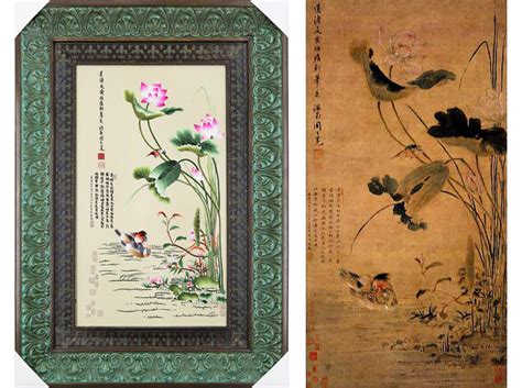 一百年前的苏绣图片 刺绣底稿图 苏绣底稿图片 大山谷图库