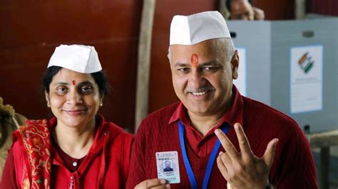 Manish Sisodias Wife In Hospital After Health Deteriorates Indiawest