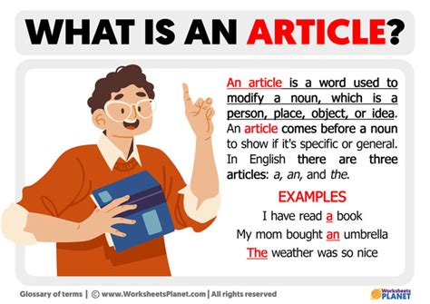 What is an Article | Definition of Article