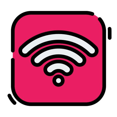 Wifi Signal Generic Outline Color Icon