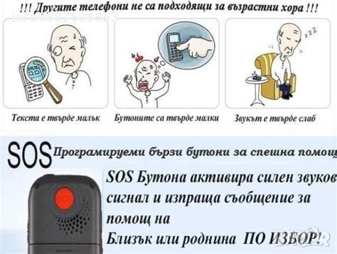 телефон с ГОЛЕМИ копчета за ВЪЗРАСТНИ И ДЕЦА в Телефони с две сим карти