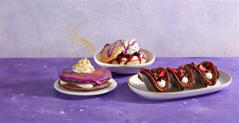 ‘whimsical Menu At Ihop Features ‘wonka Inspired Purple Pancakes