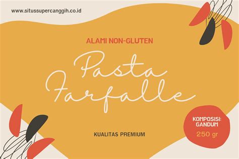 Detail Desain Label Makanan Kosong Koleksi Nomer 18