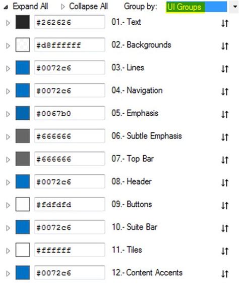 Create And Deploy Color Palette In Sharepoint