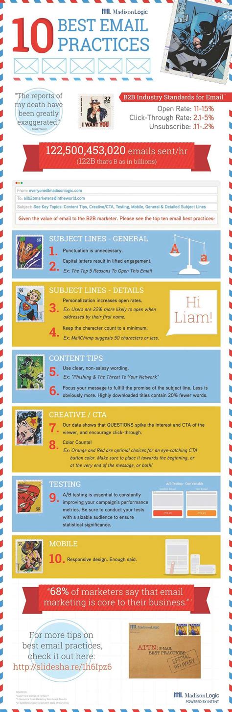 10 Email Best Practices Infographic Mews Middle East Web Solutions Web Design Web