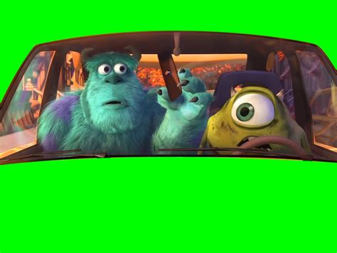 Get Out Of The Car Please Meme Mike Wazowski And Sulley Monsters Inc