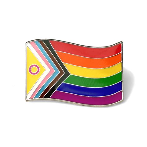 Rainbowflag Intersex Inclusive Pride Pin Made In Germany