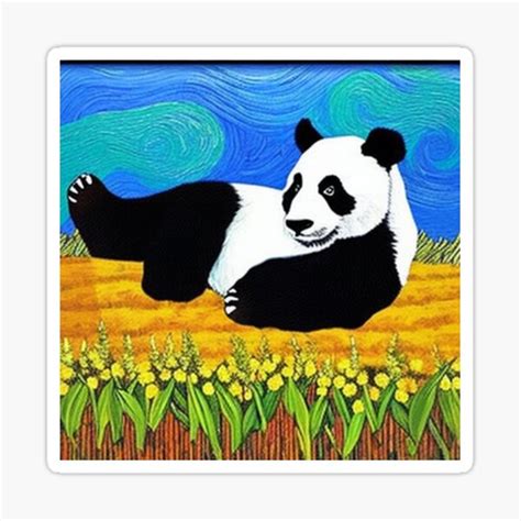 Cute Panda Posing Panda Bear Sticker For Sale By Egoago Redbubble