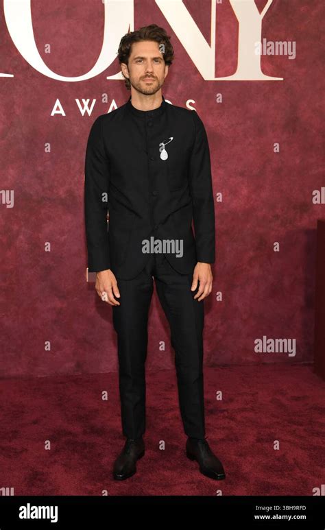 Aaron Tveit Arrives At The 78th Tony Awards On Sunday June 8 2025 At