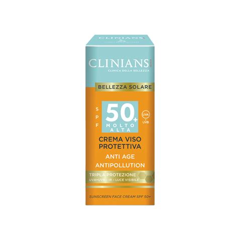 Crema Viso Protettiva Anti Age Spf 50 Clinians