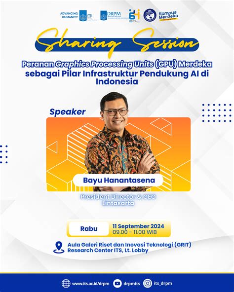 Flyer Sharing Session Direktorat Riset Dan Pengabdian Kepada