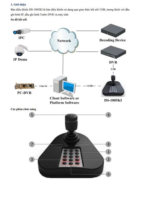 Hướng Dẫn Sử Dụng Keyboard 1005ki Trải Nghiệm Đỉnh Cao Với Hikvision
