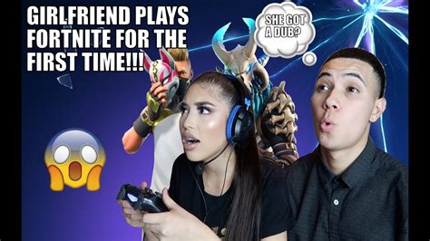 Teaching My Girlfriend How To Play Fortnite Battle Royale Youtube