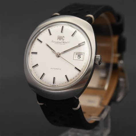 1968 Iwc Schaffhausen Automatic Pellaton Date Watch Ref 815a
