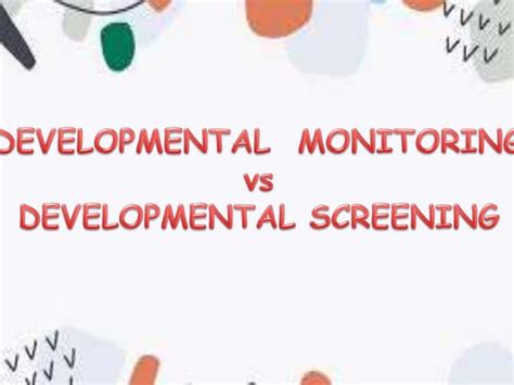 Sped 105 Report Developmental Monitoring Finalpptx