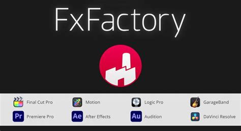 超强视觉特效FCPX AE PR插件包 FxFactory Pro 8 0 13 Mac全解锁版 五分钱特效