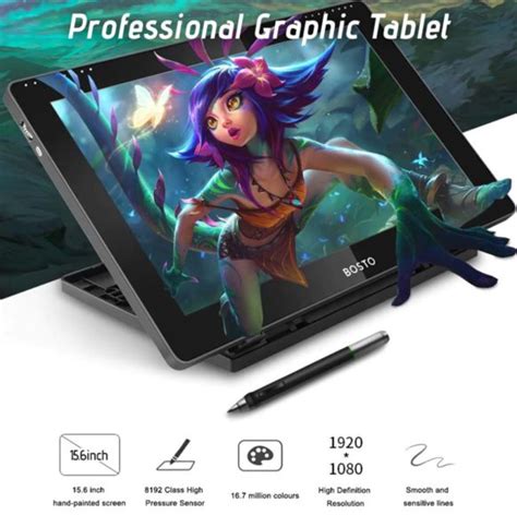 筆圧レベル8192段階をサポート「BOSTO BT-16HD」15.6インチ液タブが100ドル台～とお買い得価格│物欲ガジェット.com