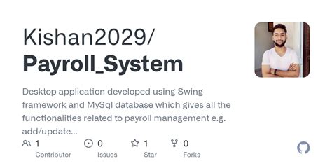 Github Kishan2029payrollsystem Desktop Application Developed Using Swing Framework And