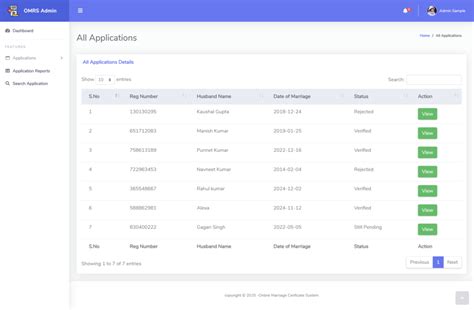 Online Marriage Certificate Registrations System Using Python Django Python Django Projects