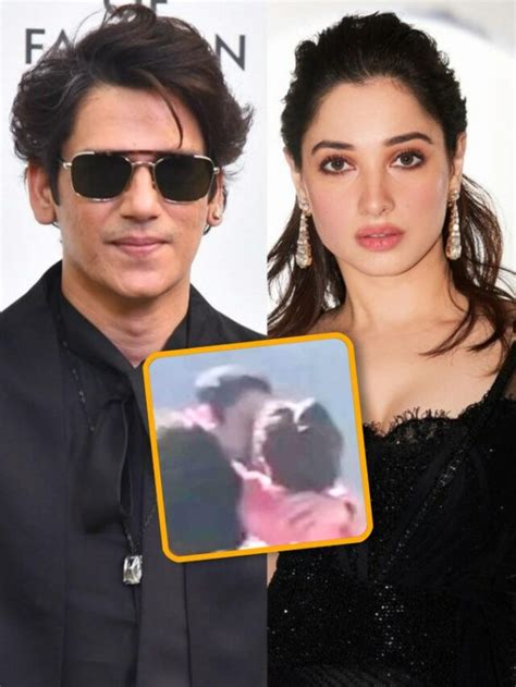 Tamannaah Bhatia Vijay Varma Spotted Kissing In Viral Video From A My