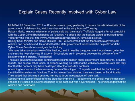Cyber Law Ppt
