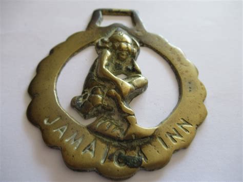 Vintage Lucky Piskey Pixie Jamaica Inn Cornwall Horse Brass Martingale