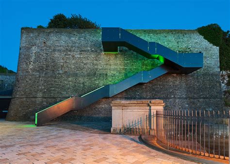 Coast Path Staircase At Royal William Yard By Gillespie Yunnie