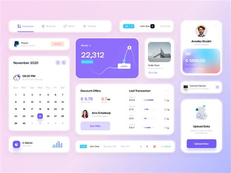 Awesomeness Ui Widgets Free Psd Artofit