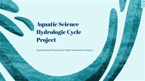 Aquatic Science Hydrologic Cycle Project By Pedro Gomez On Prezi