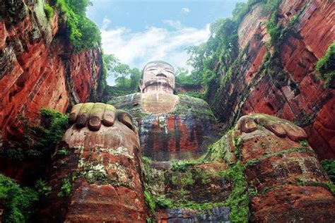 This Ancient Statue Carved Out Of A Cliff Face Is 233 Feet Tall And Was