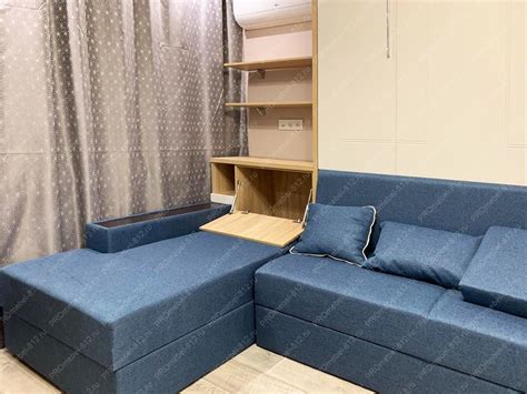 Подъемная кровать Strong с угловым диваном Lounge купить в СПб цена Promebel