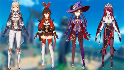 Mihoyo Present Nuevas Skins Para Jean Amber Mona Y Rosaria Las Cuales Tapan Escotes Y Piernas