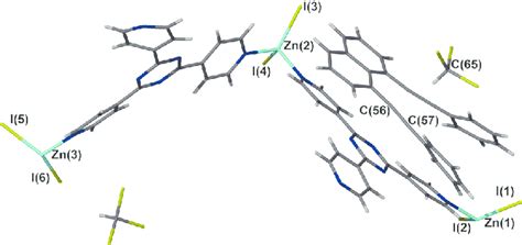 The Asymmetric Unit Of 1 Showing The Cmf Framework Which Comprises Download Scientific Diagram