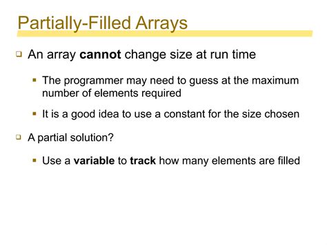 an introduction to programming in java arrays pdf