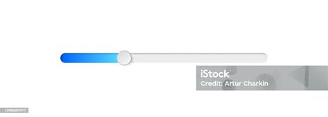 사용자 인터페이스를위한 컬러 스크롤 막대 웹 사이트를위한 스크롤 바 템플릿 디자인 볼륨 조절에 대한 스톡 벡터 아트 및 기타