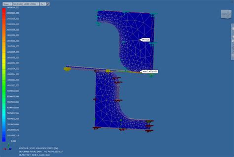 Solved Metal Forming Simulation Using Nonlinear Material And Contact Tutorial Problem