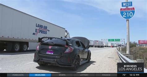 Drivers Fed Up With 210 Freeway Closure Cbs Los Angeles