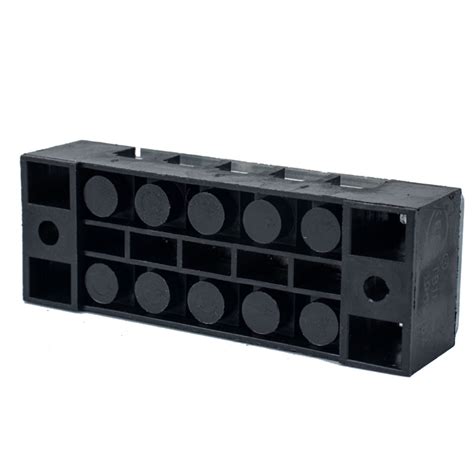 5 Sets 5 Positions Dual Row Screw Terminal Strip Blocks 5 Positions