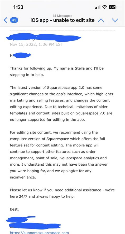 Version 70 Squarespace Sites No Longer Supported For Page Editing Via
